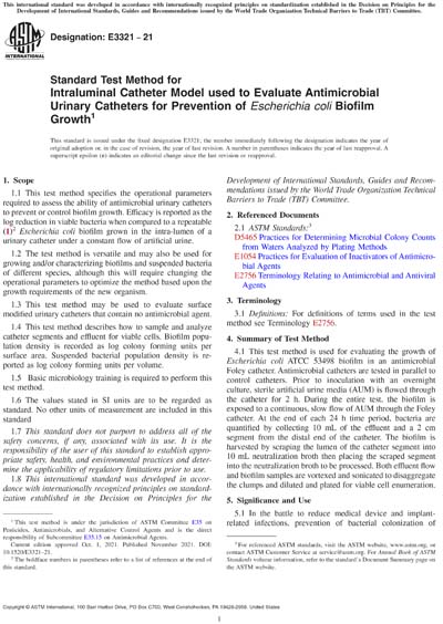 ASTM E3321-21 - Standard Test Method for Intraluminal Catheter Model ...