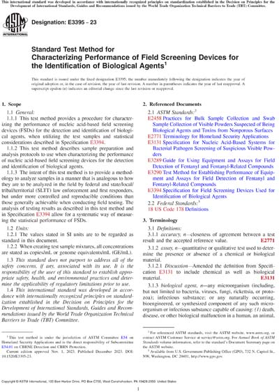 ASTM E3395-23 - Standard Test Method for Characterizing Performance of ...