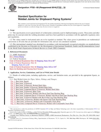 ASTM F722-18 Red - Standard Specification for Welded Joints for ...