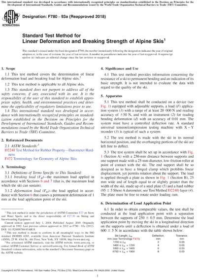 ASTM F780-93a(2018) - Standard Test Method for Linear Deformation and ...