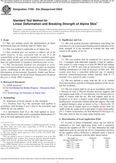 ASTM F780-93a(2024) - Standard Test Method for Linear Deformation and ...