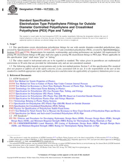 ASTM F1055-15 Red - Standard Specification for Electrofusion Type ...