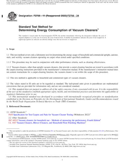 ASTM F2756-24 Red - Standard Test Method for Determining Energy ...