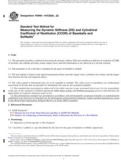 ASTM F2845-22 Red - Standard Test Method for Measuring the Dynamic ...
