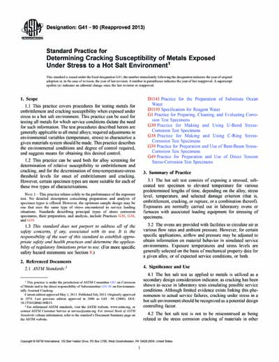 ASTM G41-90(2013) - Standard Practice for Determining Cracking ...