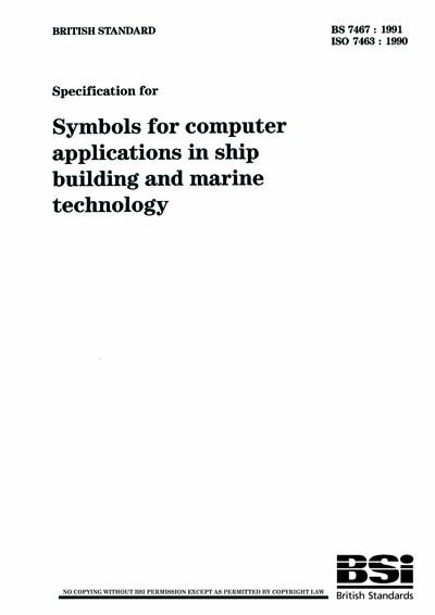 BS 7467:1991 - Specification for symbols for computer applications in ...