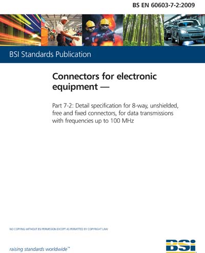 BS EN 60603-7-2:2009 - Connectors for electronic equipment. Detail ...