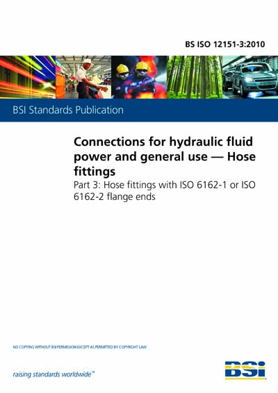 BS ISO 12151-3:2010 - Connections for hydraulic fluid power and general ...