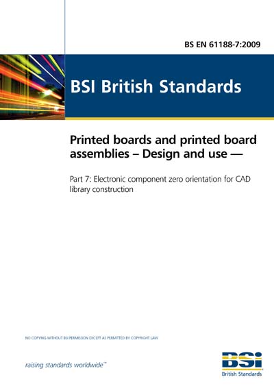BS EN 61188-7:2009 - Printed boards and printed board assemblies ...