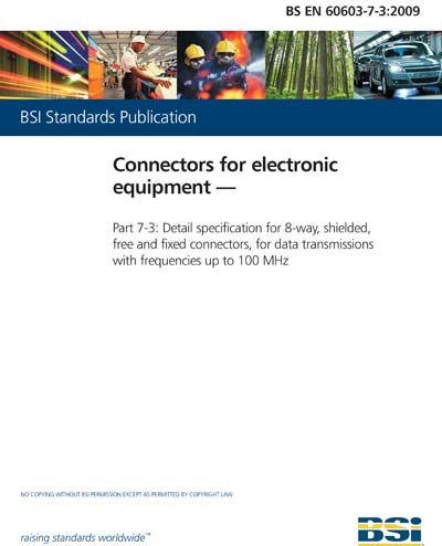 BS EN 60603-7-3:2009 - Connectors for electronic equipment. Detail ...
