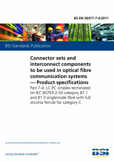 BS EN 50377-7-4:2011 - Connector sets and interconnect components to be ...