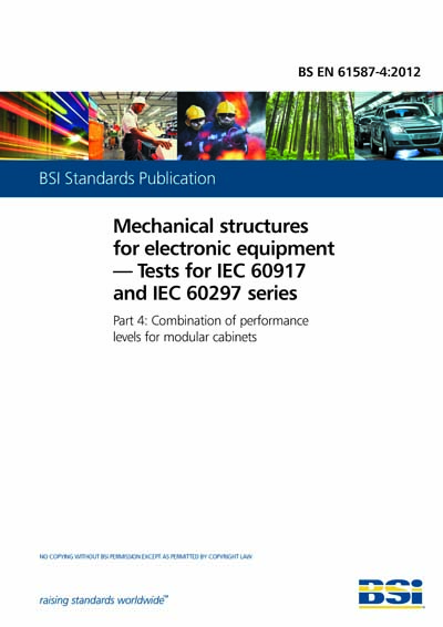 BS EN 61587-4:2012 - Mechanical structures for electronic equipment ...