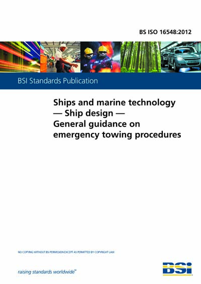 BS ISO 16548:2012 - Ships and marine technology. Ship design. General ...