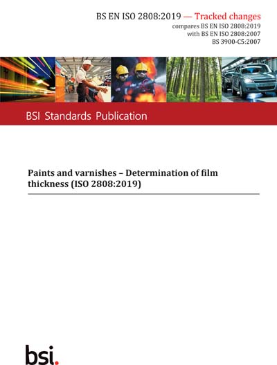 BS EN ISO 2808:2019 - TC - Tracked Changes. Paints and varnishes ...