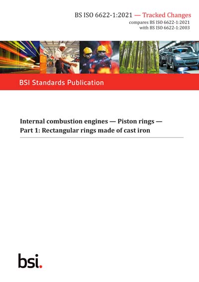 BS ISO 6622-1:2021 - TC - Tracked Changes. Internal combustion engines ...