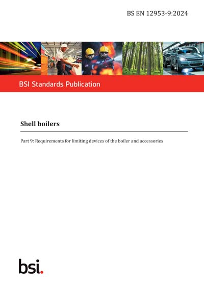 BS EN 12953-9:2024 - Shell boilers Requirements for limiting devices of ...
