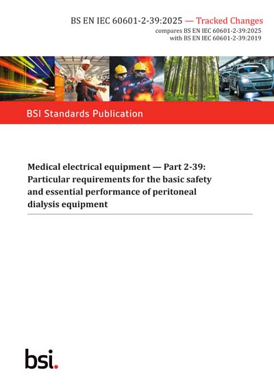 BS EN IEC 60601-2-39:2025 - TC - Tracked Changes. Medical electrical ...