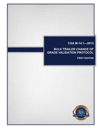 CGA M-14.10-2013 - Bulk Trailer Change Of Grade Validation Protocol