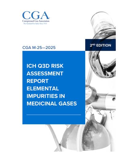 CGA M-25-2025 - ICH Q3D Risk Assessment Report Elemental Impurities In ...