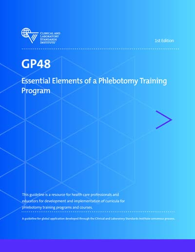 CLSI GP48-Ed1 - Essential Elements of a Phlebotomy Training Program ...