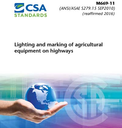 CSA M669-2011 (R2016) - M669-11 - Lighting and marking of agricultural ...