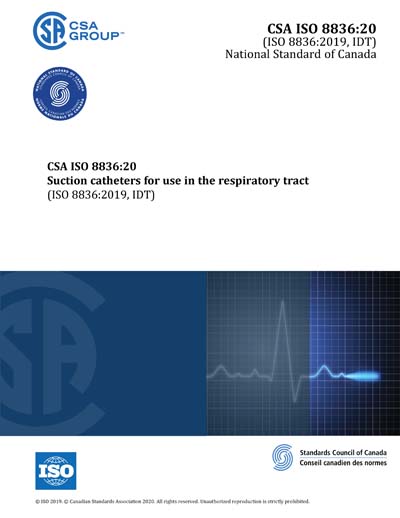 CSA ISO 8836-2020 - Suction catheters for use in the respiratory tract ...