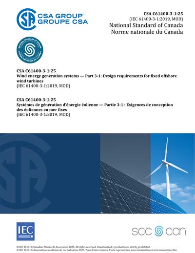 CSA C61400-3-1-2025 - Wind energy generation systems - Part 3-1: Design ...