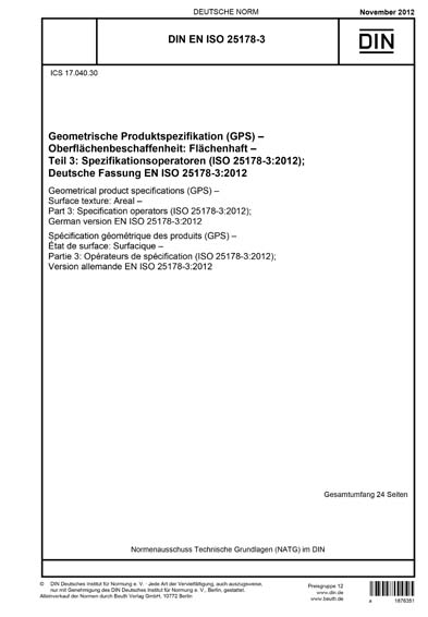 DIN EN ISO 25178-3:2012 DE - Geometrische Produktspezifikation (GPS ...