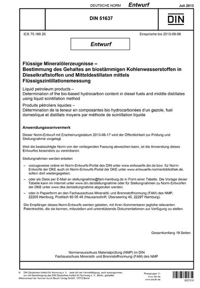DIN 51637:2013 DE - Flüssige Mineralölerzeugnisse - Bestimmung des ...