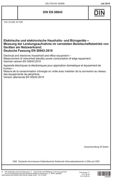 DIN EN 50643:2018 DE - Elektrische und elektronische Haushalts- und ...