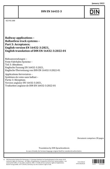 DIN EN 16432-3:2022 - Railway applications - Ballastless track systems ...