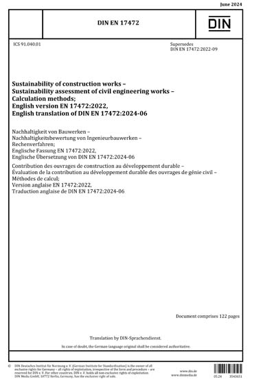DIN EN 17472:2024 - Sustainability of construction works ...