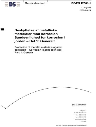 DS/EN 12501-1:2003 - Protection of metallic materials against corrosion ...