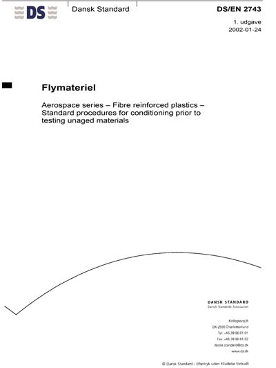 DS/EN 2743:2002 - Aerospace series - Fibre reinforced plastics ...