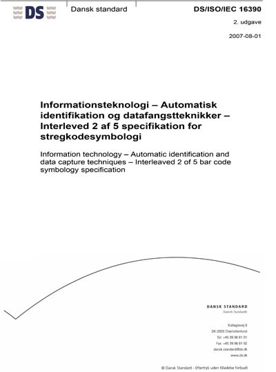 DS/ISO/IEC 16390:2007 - Information technology - Automatic ...
