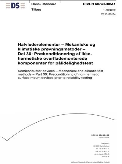 DS/EN 60749-30/A1:2011 - Semiconductor devices - Mechanical and ...