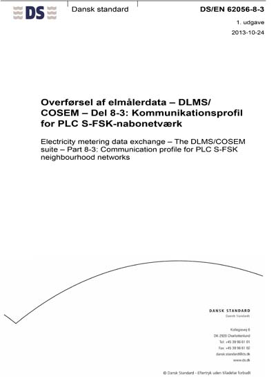 DS/EN 62056-8-3:2013 - Electricity metering data exchange - The DLMS ...