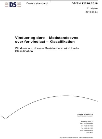 DS/EN 12210:2016 - Windows and doors - Resistance to wind load ...