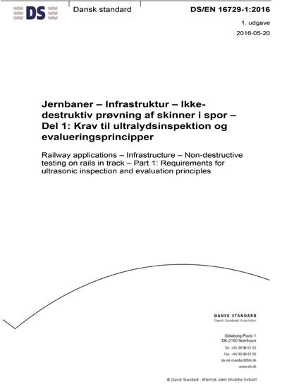 DS/EN 16729-1:2016 - Railway applications - Infrastructure - Non ...
