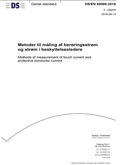 DS/EN 60990:2016 - Methods of measurement of touch current and ...
