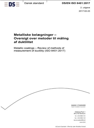 DS/EN ISO 8401:2017 - Metallic coatings - Review of methods of ...