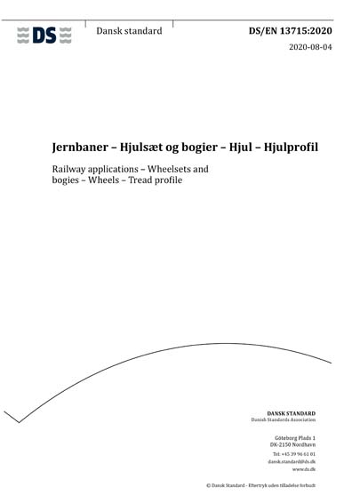 DS/EN 13715:2020 - Railway applications - Wheelsets and bogies - Wheels ...