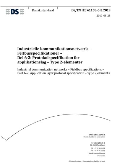 DS/EN IEC 61158-6-2:2019 - Industrial communication networks - Fieldbus ...