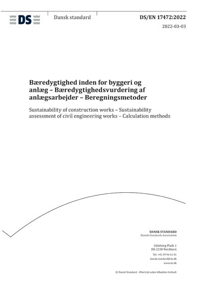 DS/EN 17472:2022 - Sustainability of construction works ...