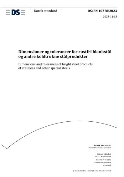 DS/EN 10278:2023 - Dimensions and tolerances of bright steel products ...