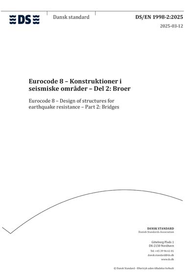 DS/EN 1998-2:2025 - Eurocode 8 - Design of structures for earthquake ...
