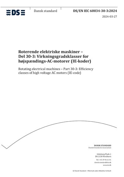 DS/EN IEC 60034-30-3:2024 - Rotating electrical machines - Part 30-3 ...