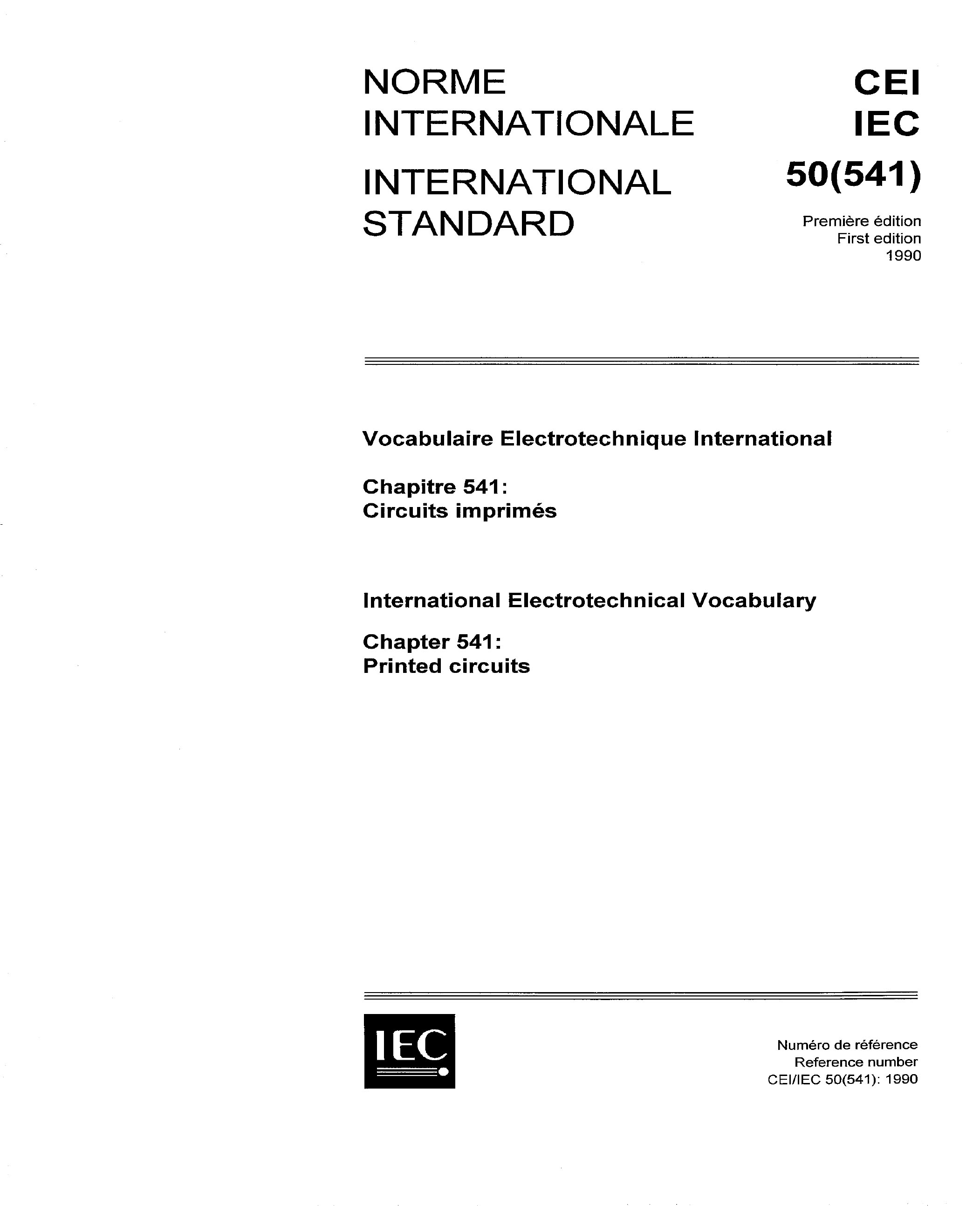 IEC 60050-541 Ed. 1.0 b:1990 - International Electrotechnical ...
