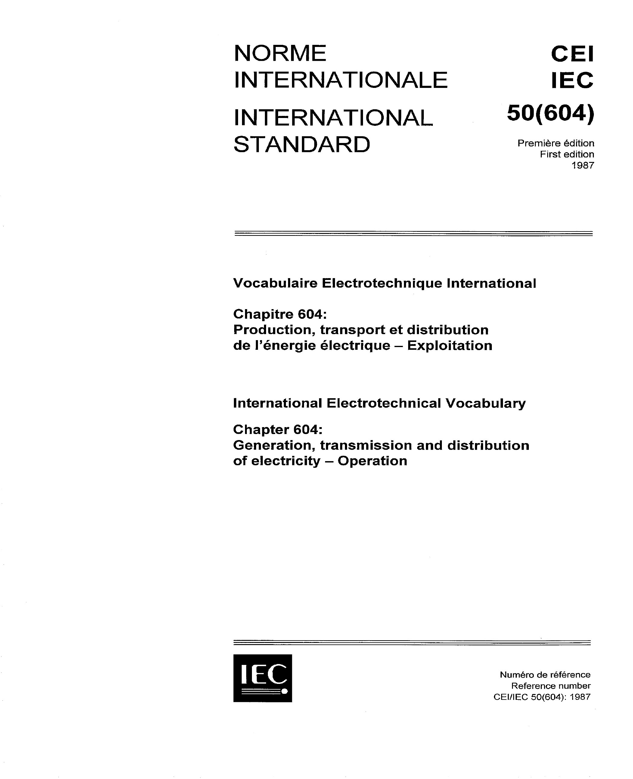IEC 60050-604 Ed. 1.0 t:1987 - International Electrotechnical ...