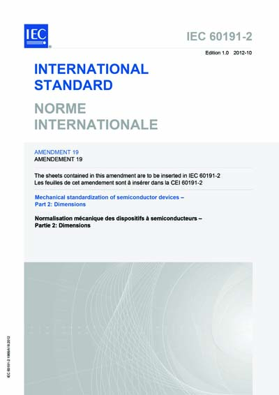 IEC 60191-2 Amd.19 Ed. 1.0 b:2012 - Amendment 19 - Mechanical ...